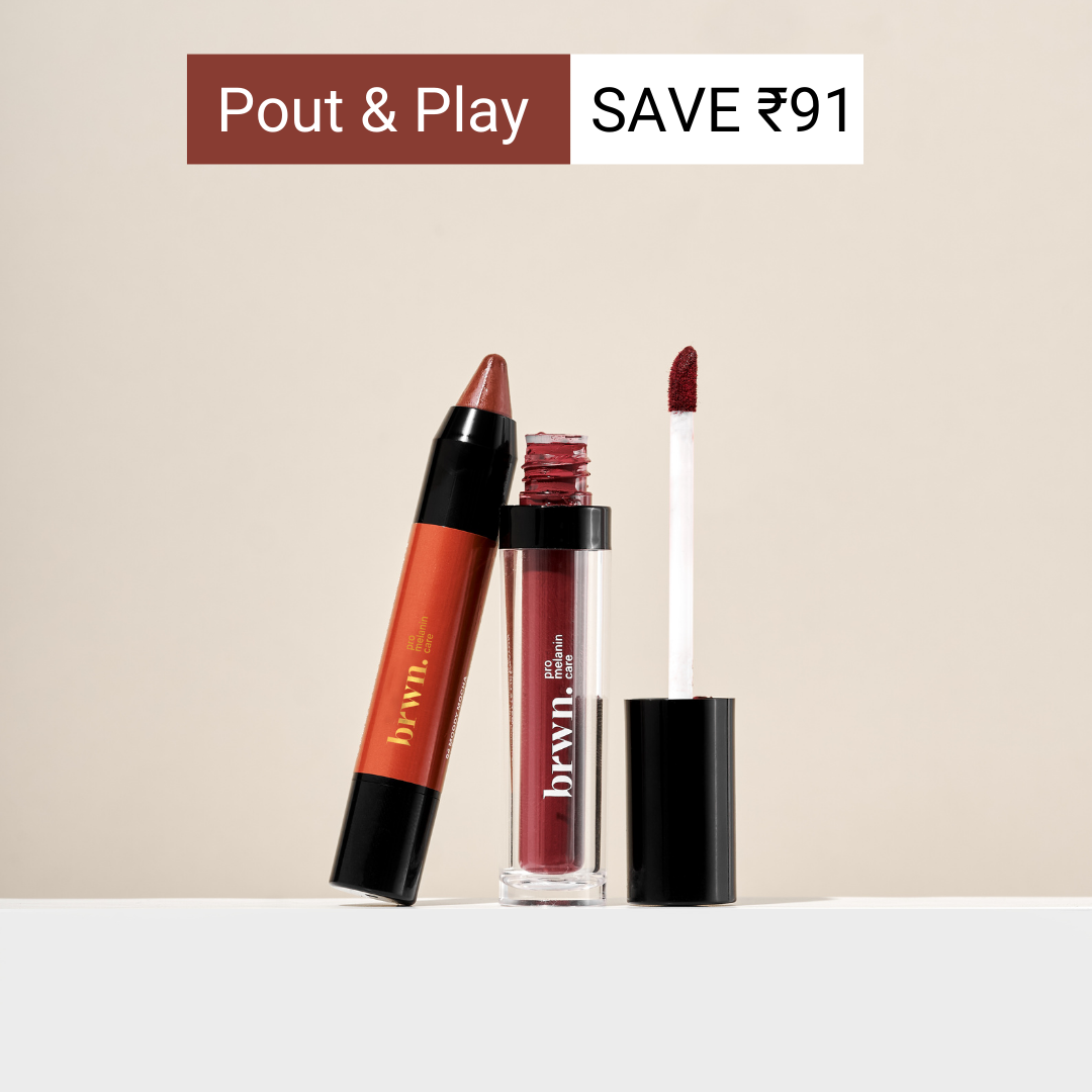 Pout & Play | Liquid lipstick + Lip Crayon